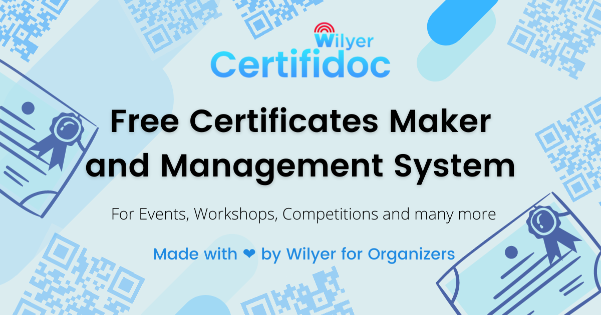 QR based Digital Certificate Maker and Management System - Certifidoc